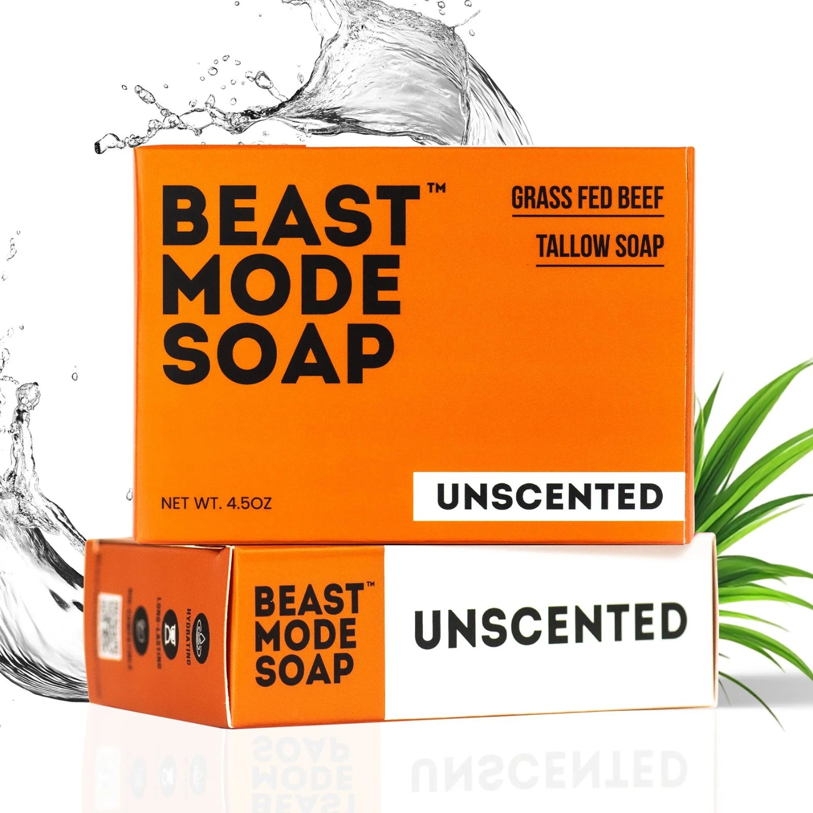 Tallow Soap 2-Pack - Grass-Fed Beef Tallow Bar Soap | Beast Mode Soap